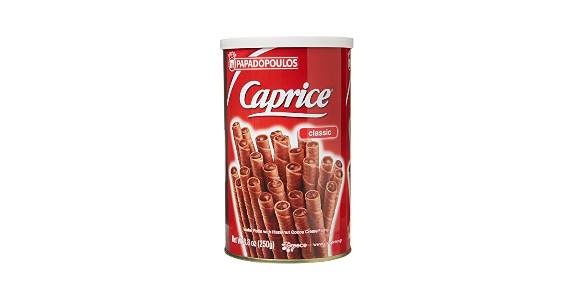 Papadopoulos Caprice Hazelnut Cookies 12/250 Gr - Athenian Foods