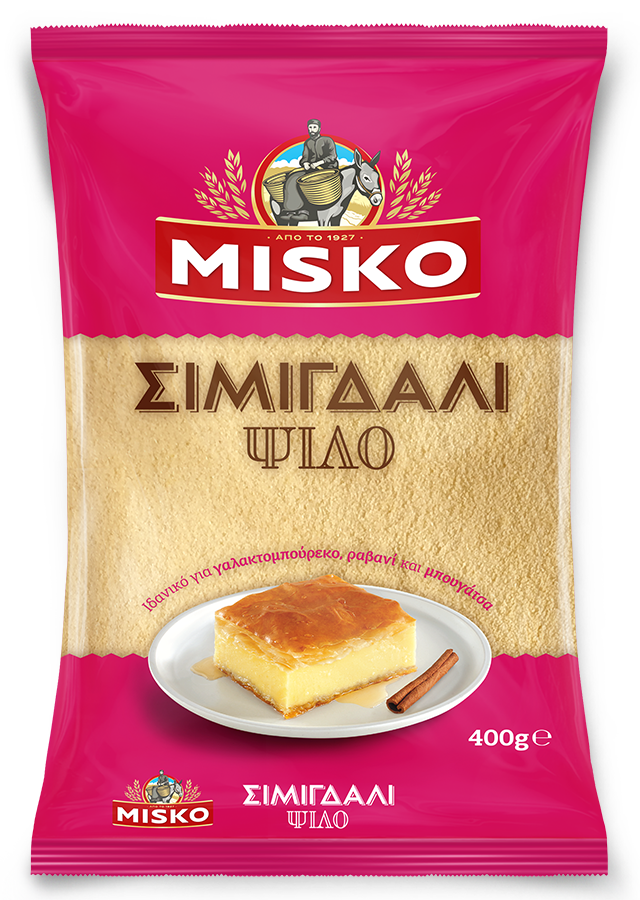 Misko Fine Semolina (thin) 12/400 Gr - Athenian Foods
